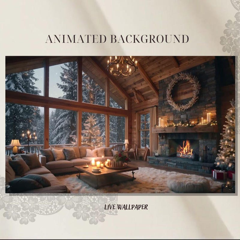 Fireplace Screen Background - Etsy