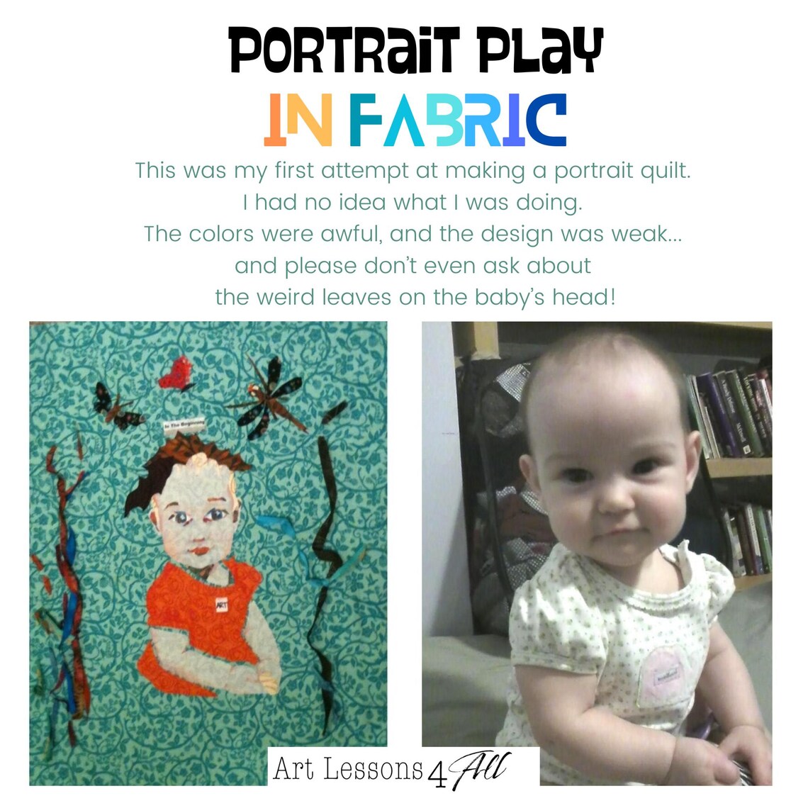 PORTRAIT PLAY in Fabric, a Step-by-step Guide for Creating Art Quilts ...