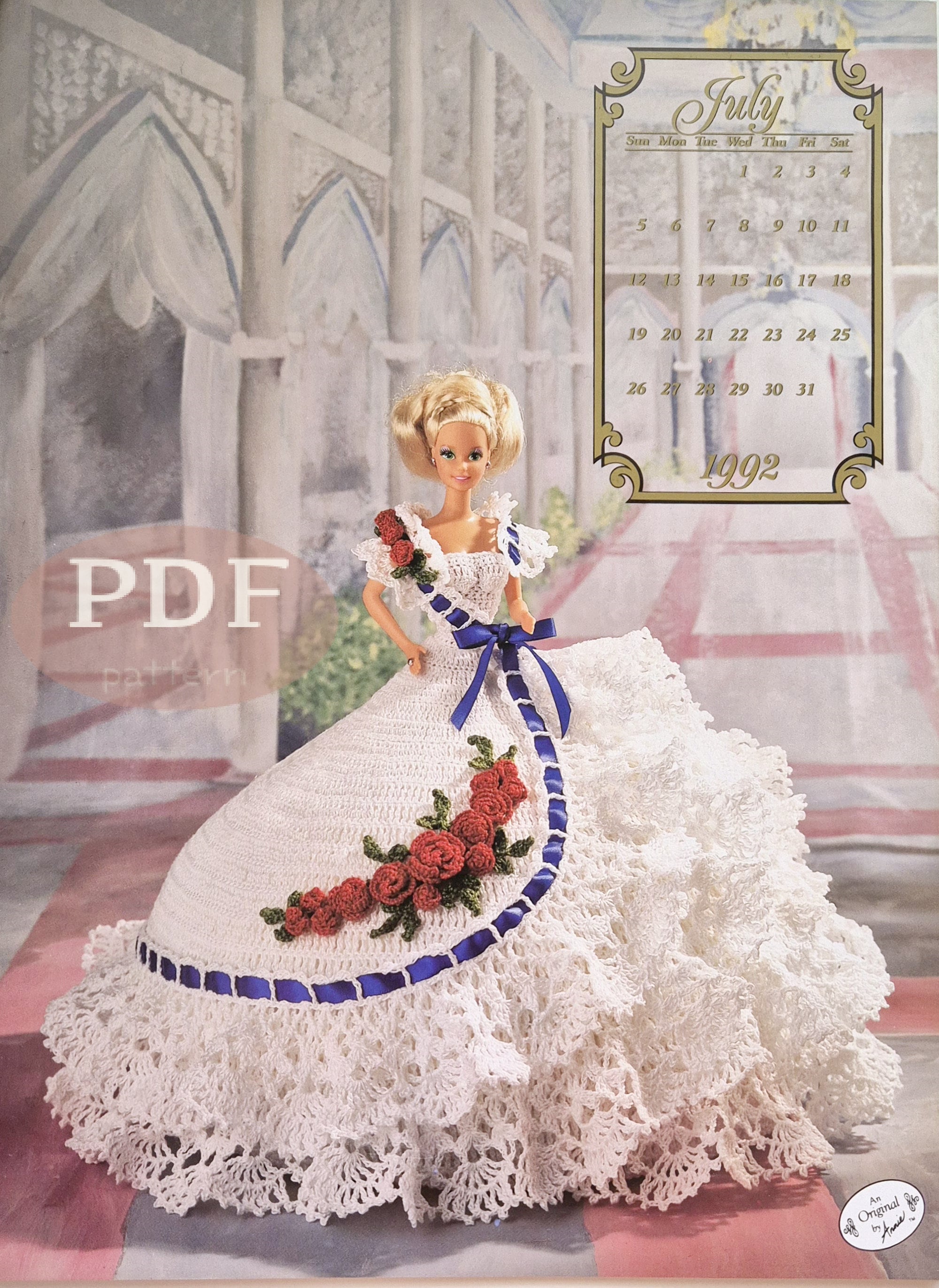 Annie's Calendar Bed Doll 1992 Series - January to December & Bride ...