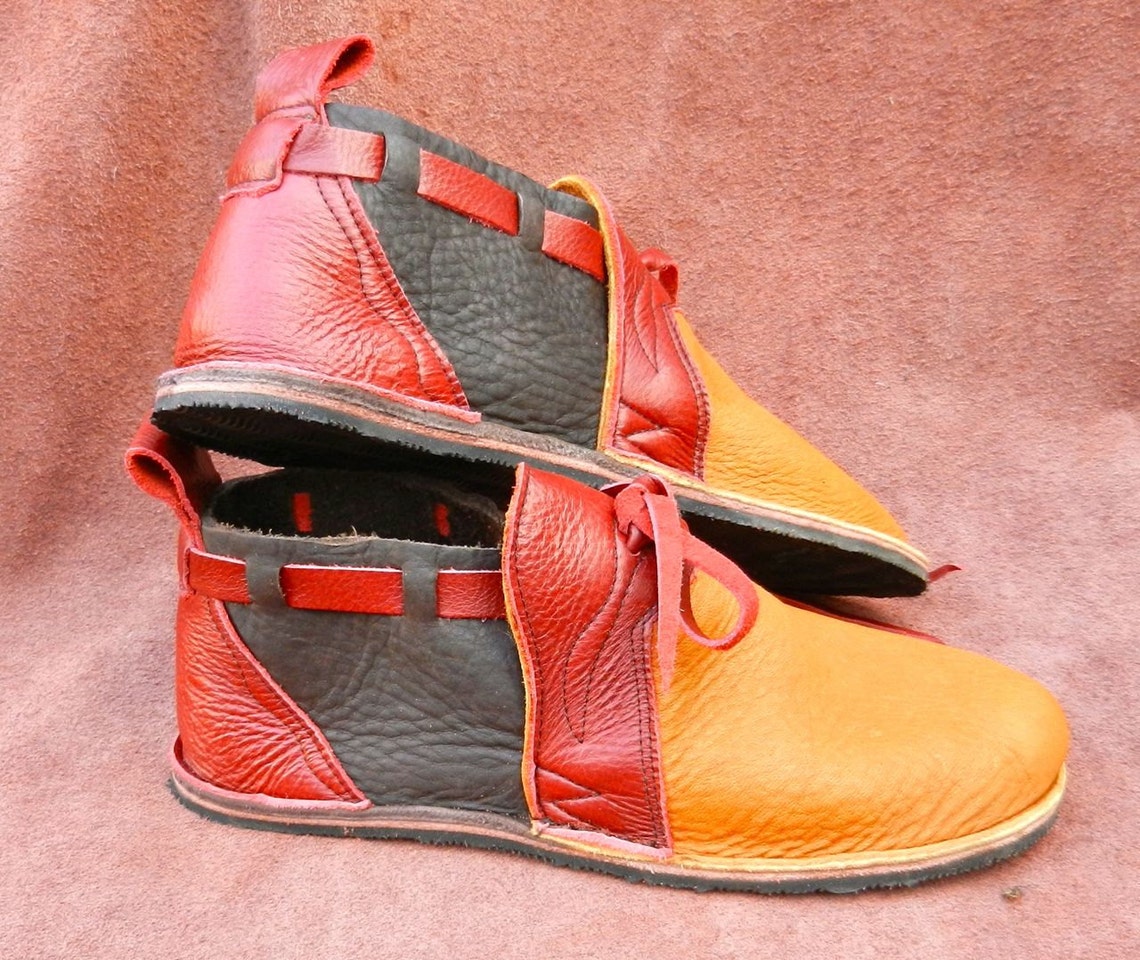 Handmade Custom Leather Shoes no Shoes Bull Hide - Etsy UK