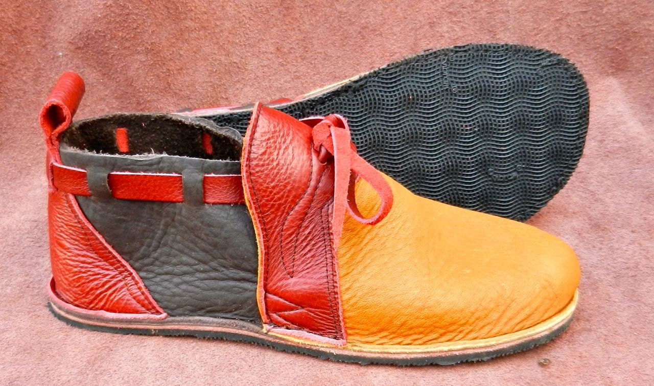 Handmade Custom Leather Shoes no Shoes Bull Hide - Etsy UK