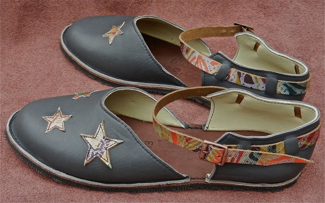 Handmade Custom Leather Sandals N0shoe Tink's Custom - Etsy