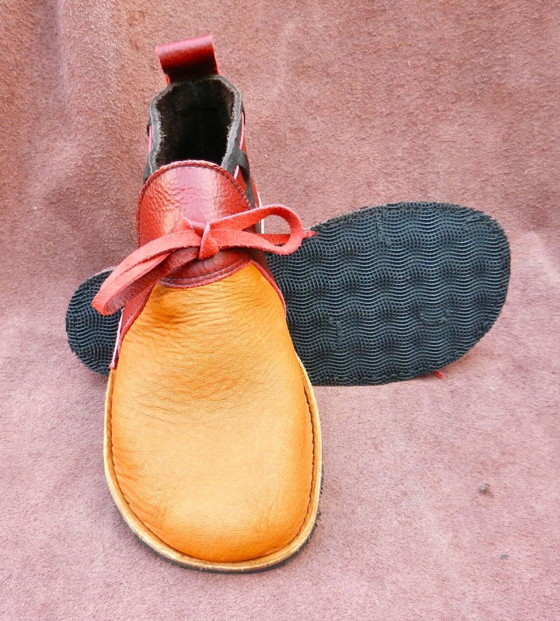 Handmade Custom Leather Shoes no Shoes Bull Hide - Etsy UK