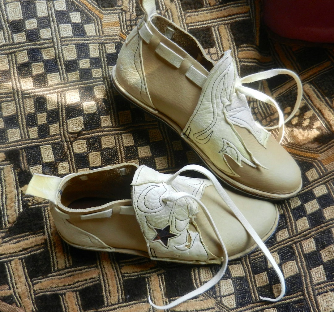 Leather Custom Handmade Shoes - Tan or Sand - "no Shoes" Vibram Sole ...