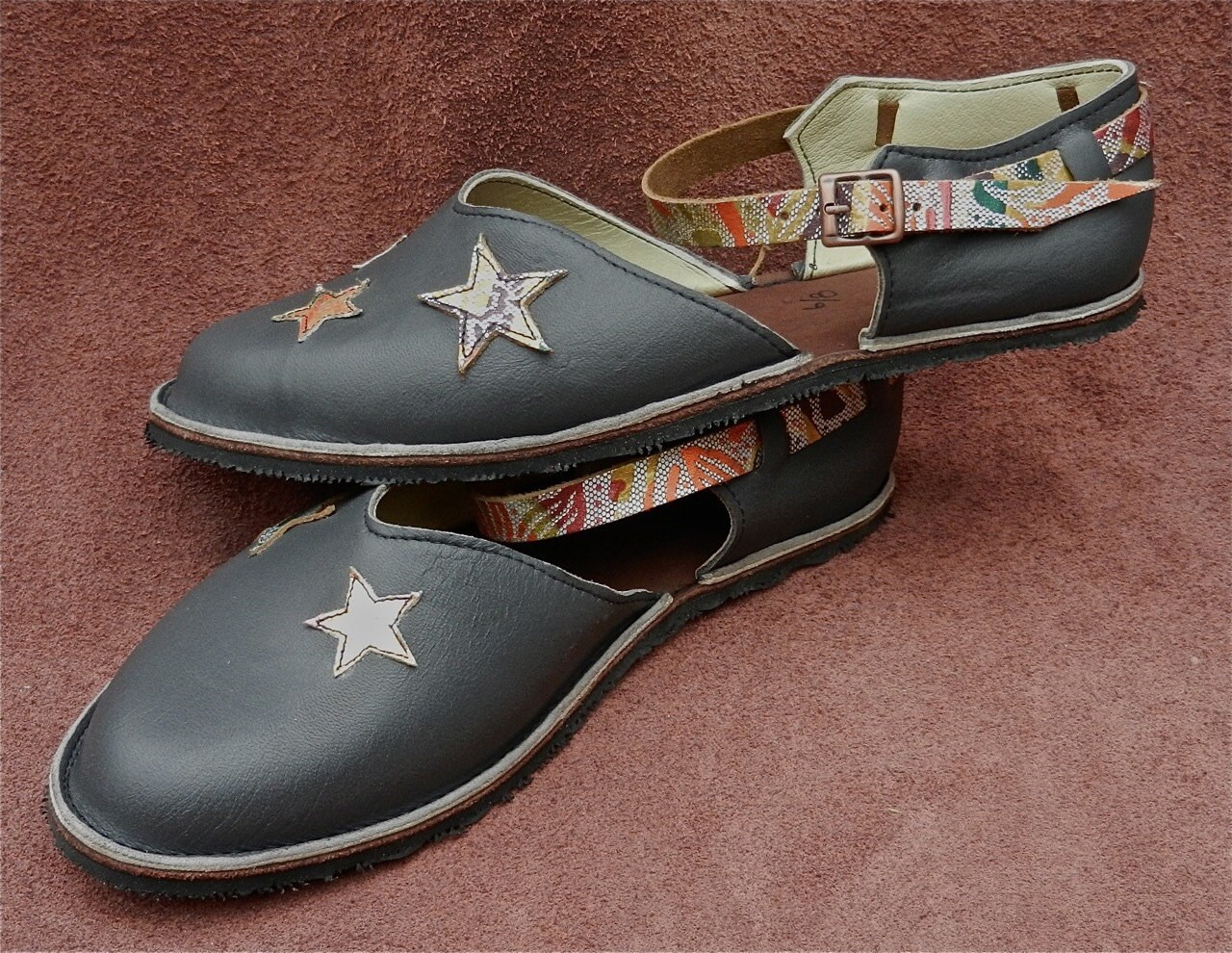 Handmade Custom Leather Sandals N0shoe Tink's Custom - Etsy