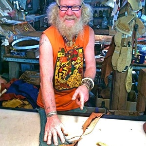 Handmade Leather Boots Custom Black Bull Hide & Emu and Stingray ...