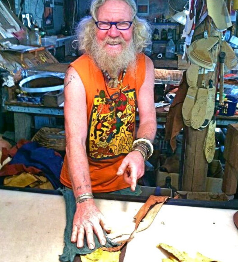 Handmade Custom Leather Boots Bull Hide & Deer Skin Tan | Etsy