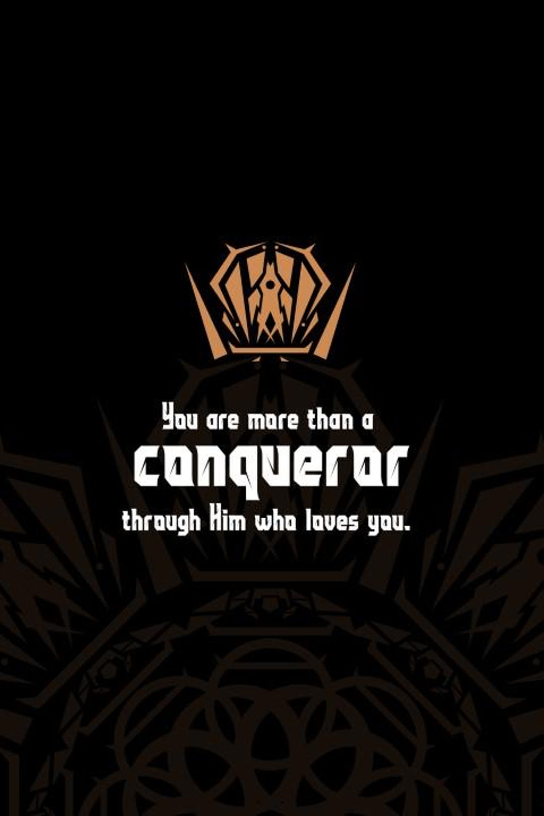 More Than a Conqueror" Digital Download – 24x36 Inch Printable Wall Art ...