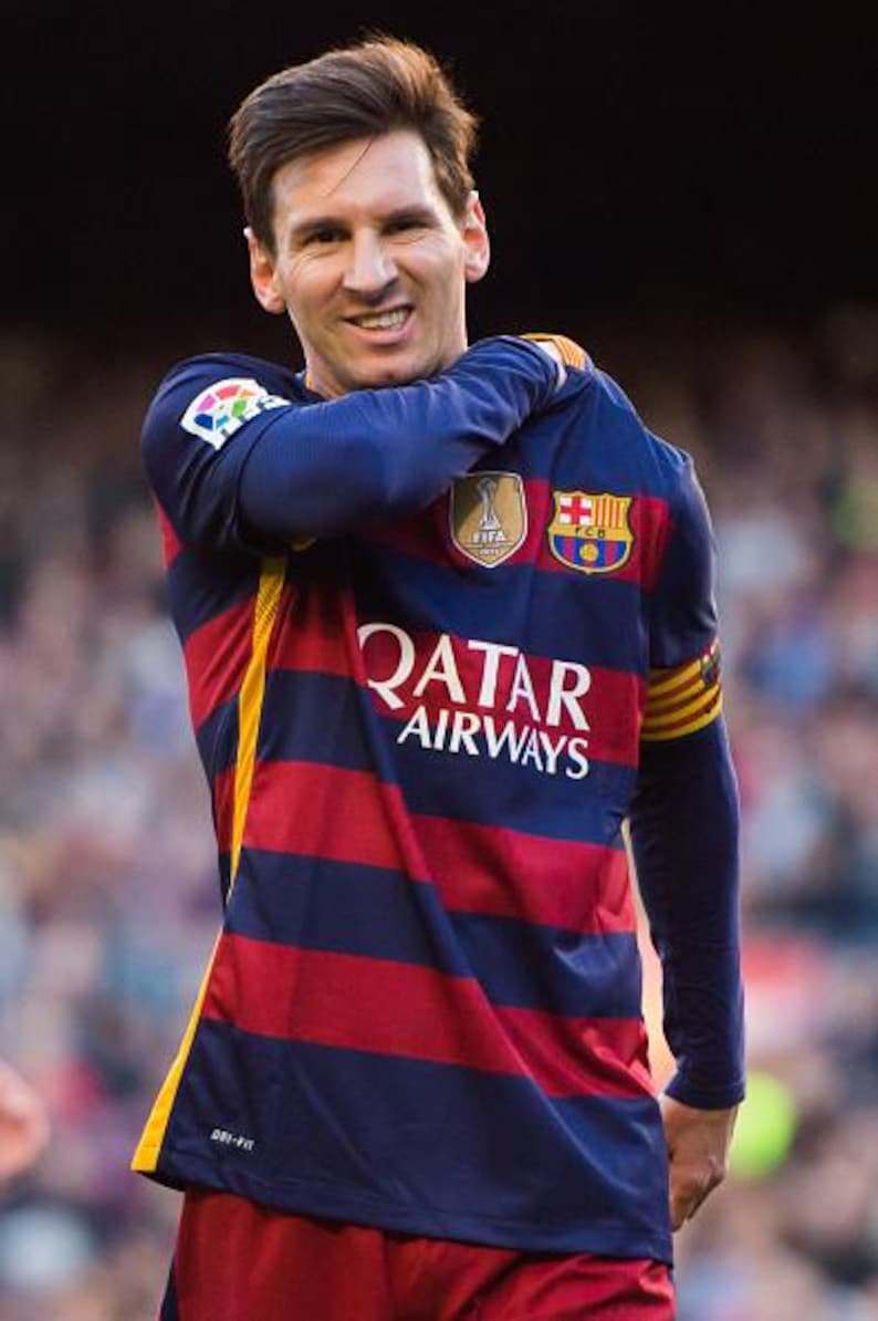 Lionel Messi SIGNED Rare 15/16 FC Barcelona Rare Shirt/jersey + COA (read Description) - Etsy