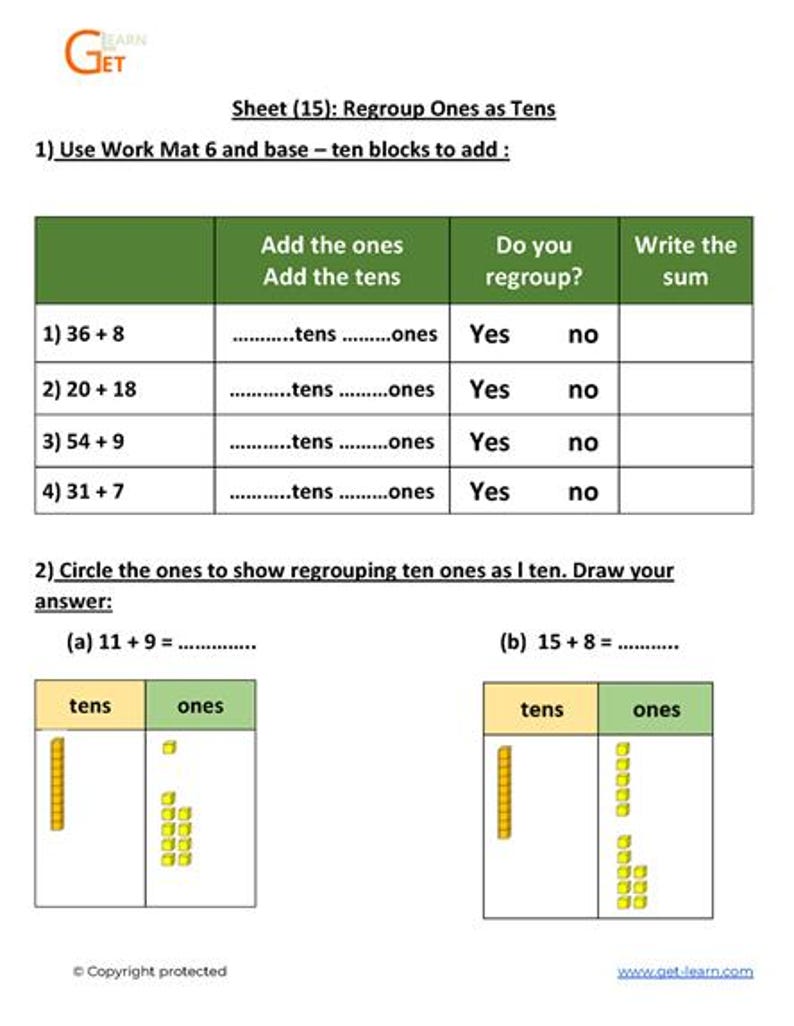 Grade 2 Math Worksheets Grade 2 Math Worksheets Bundle - Etsy