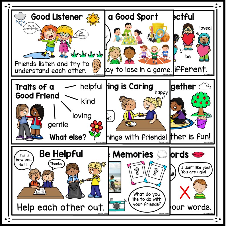 Friendship Posters | All About Friends | How to Be a Good Friend ...