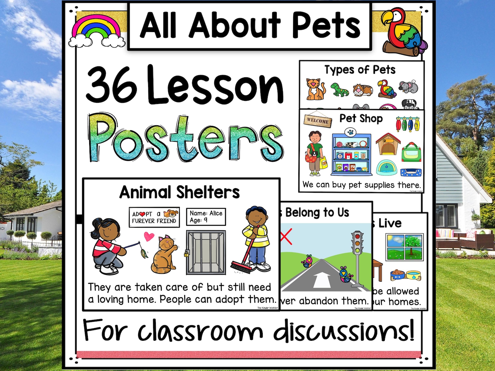 Pets Theme Posters | Preschool Lesson Slides | Unit Plan Activities ...