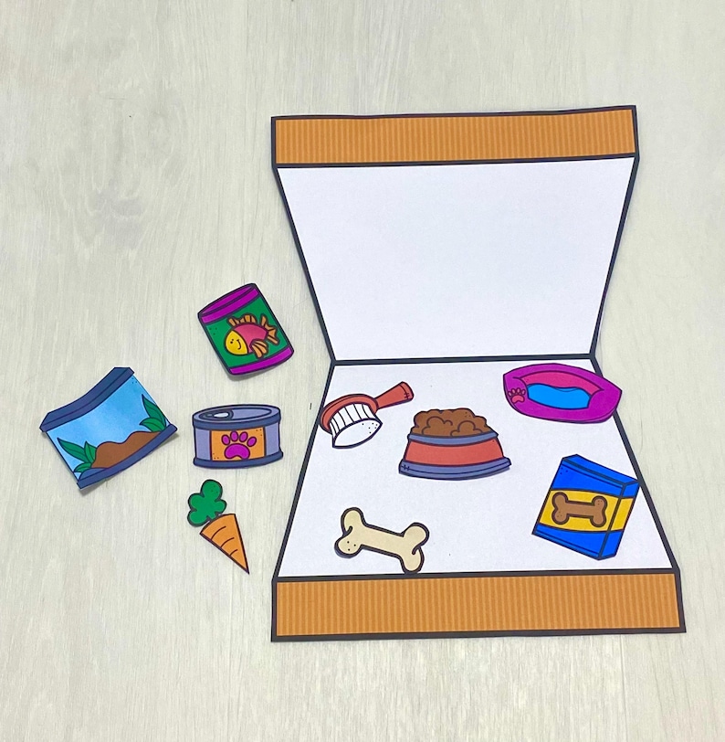 Things My Pet Needs | Pet Supplies Craft | Caring for Pets | Teaching ...