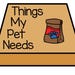 Things My Pet Needs | Pet Supplies Craft | Caring for Pets | Teaching ...