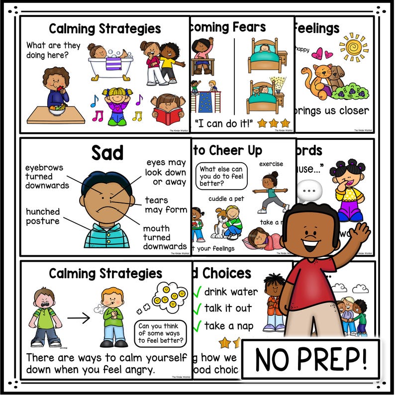 Feelings and Emotions Posters | Preschool Kindergarten Lesson Plans ...