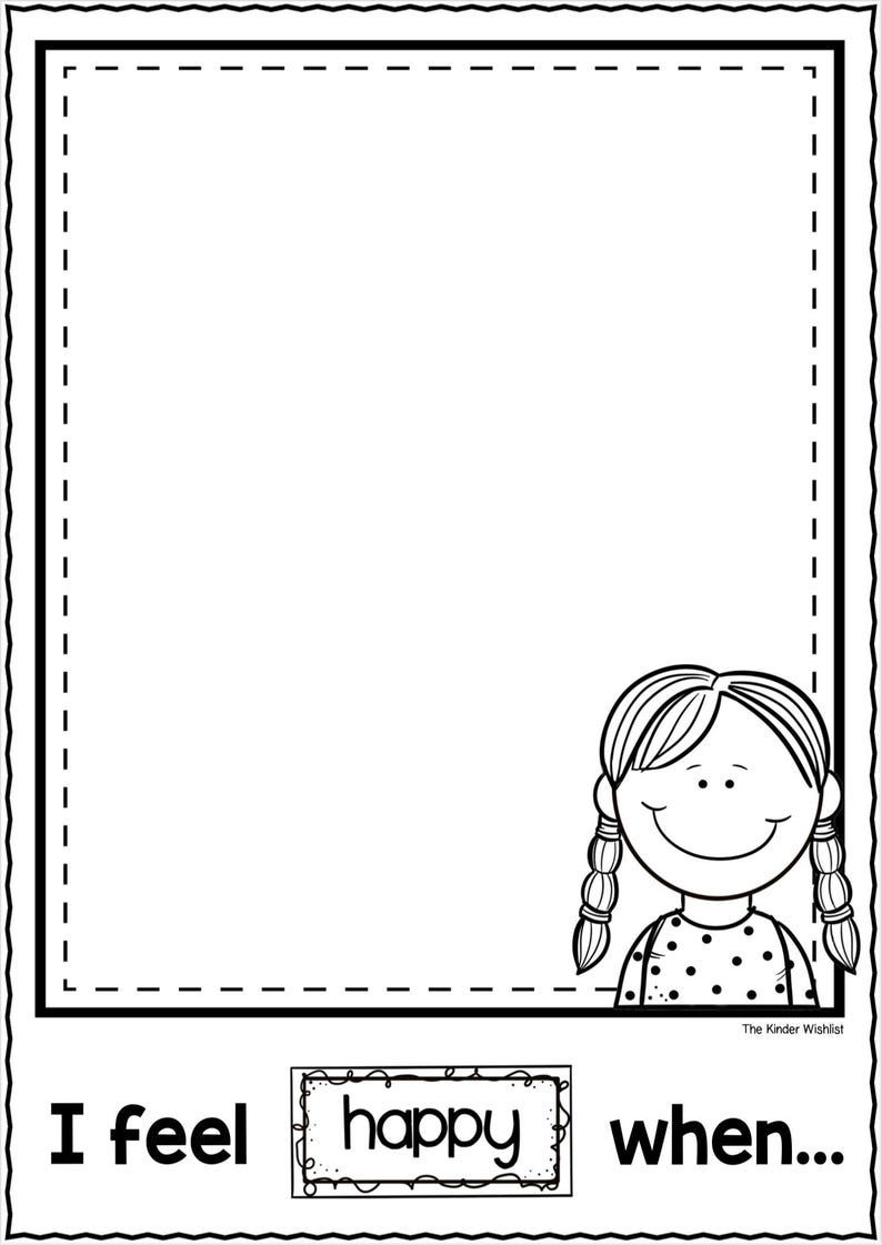 All About Me Preschool Kindergarten Worksheets First Day of School Kids ...