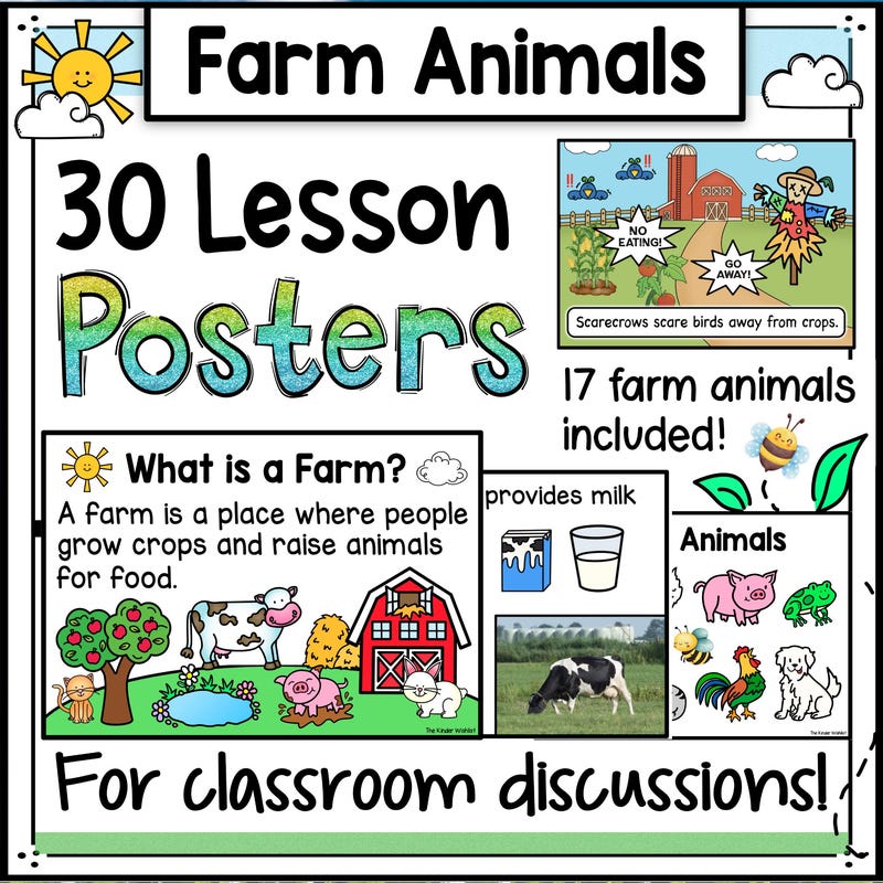 Farm Poster Pdf - Etsy
