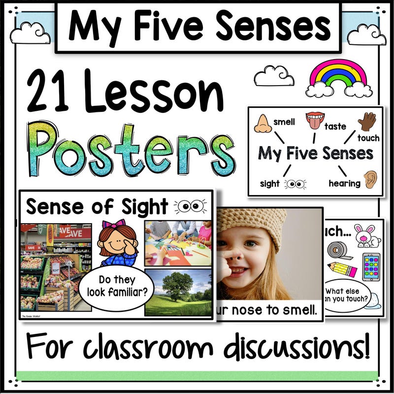 Five Senses Poster - Etsy
