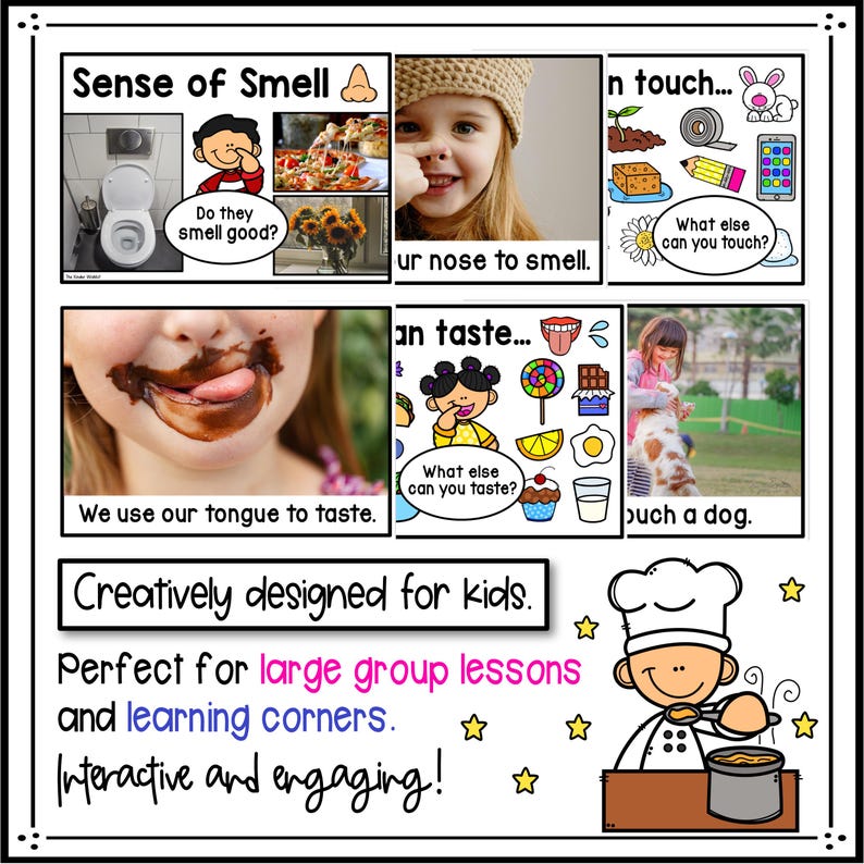 Five Senses Posters | NO PREP Teaching Resource | Lesson Plan | Kids ...