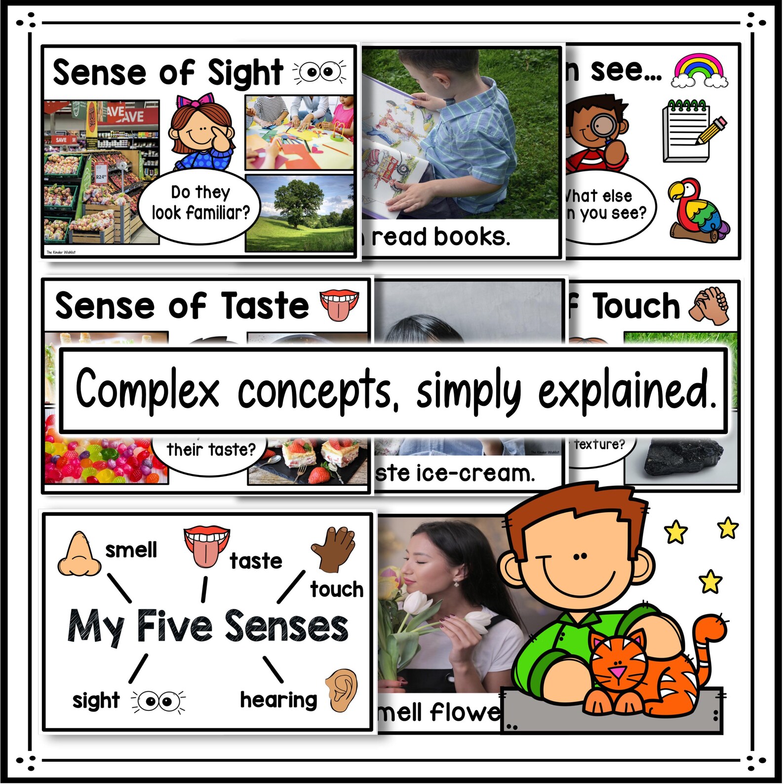 Five Senses Posters | NO PREP Teaching Resource | Lesson Plan | Kids ...