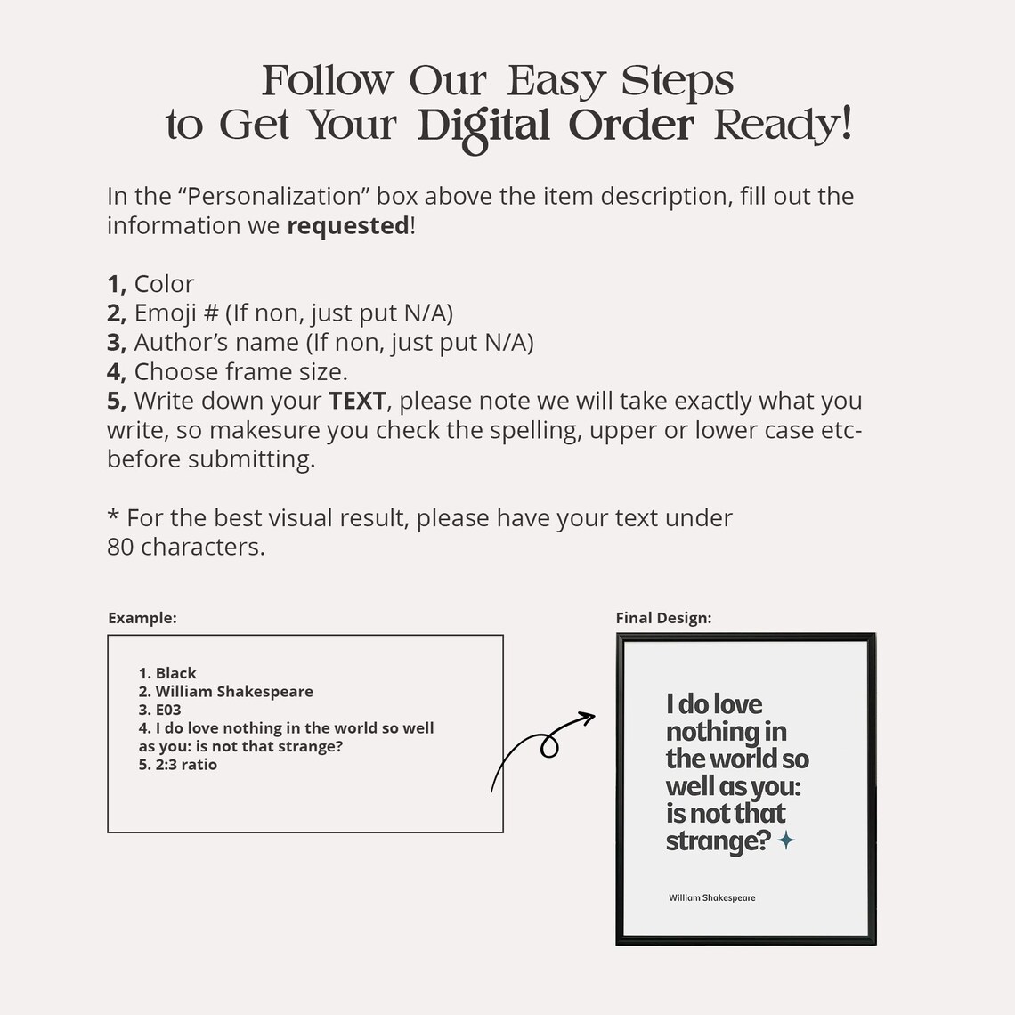 Personalized Quote Art Print, Custom Wall Art Print, Motivational Art ...