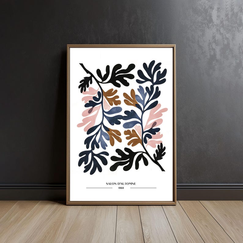 Digital Henri Matisse Wall Art, Floral Exhibition Poster, Fall Season ...