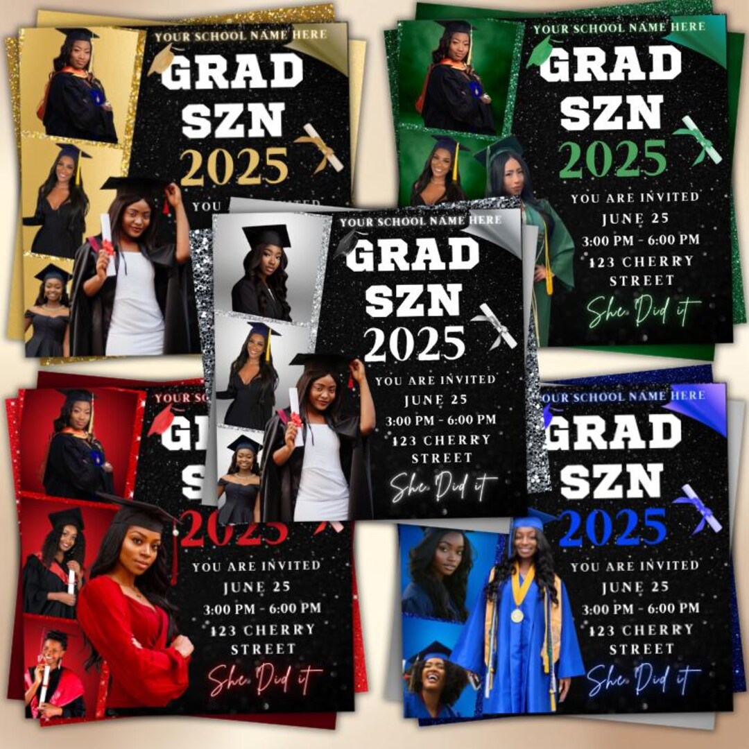 Graduate Flyer | Graduation Party Flyer | Graduation Invitation | Class ...