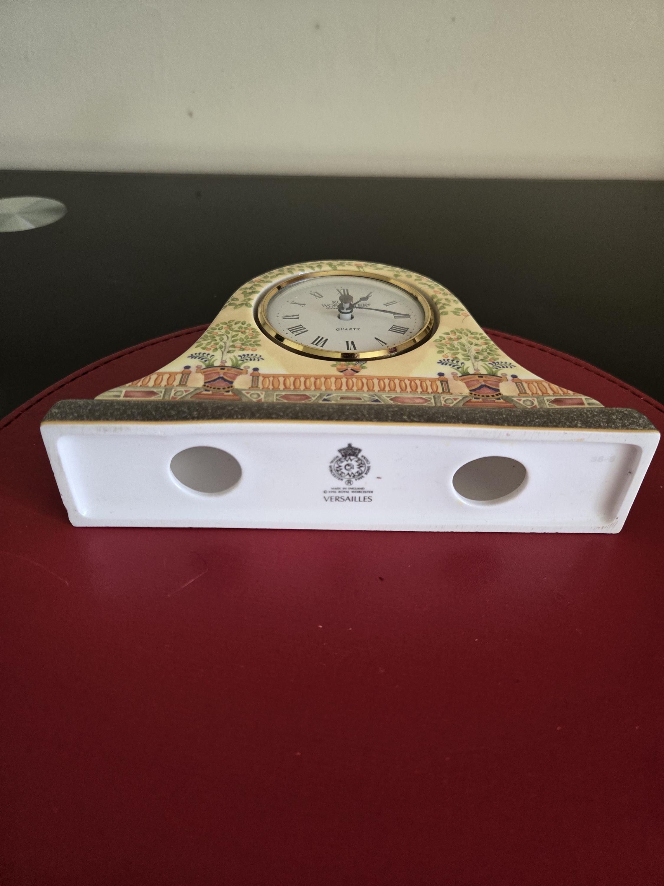 ROYAL Worcester 'versailles' Boudoir Quartz Clock (superb) - Etsy