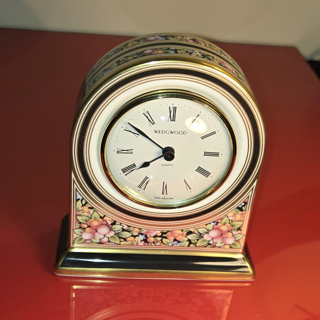 Wedgwood 'clio' Quartz Clock - Etsy