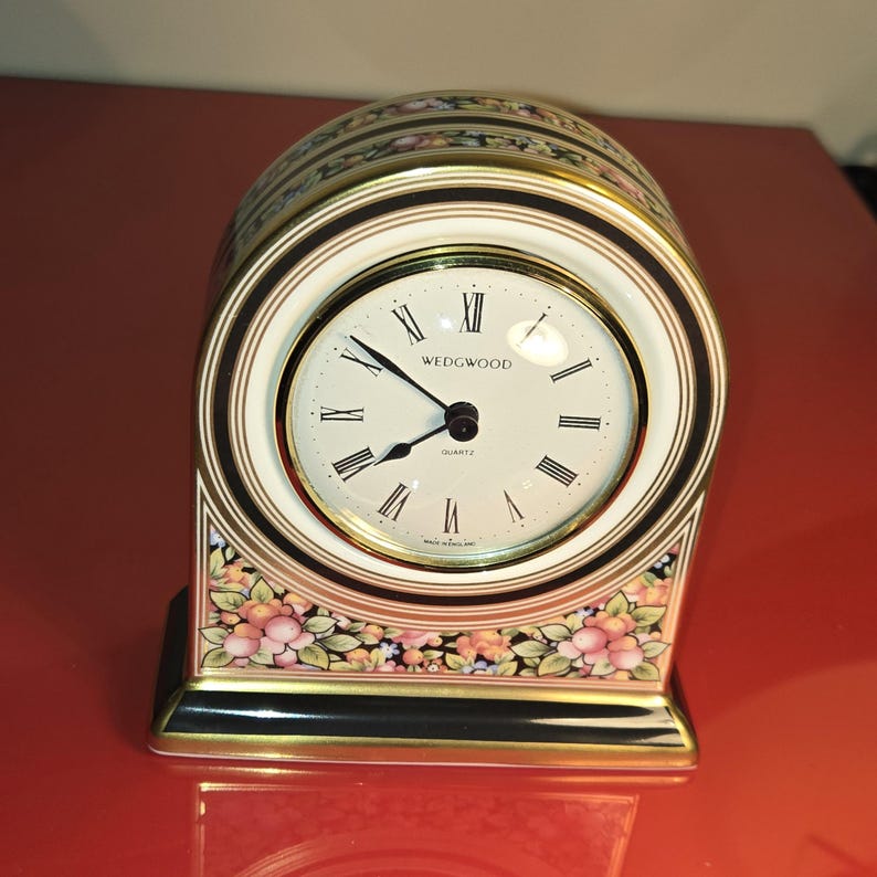 Wedgwood 'clio' Quartz Clock - Etsy