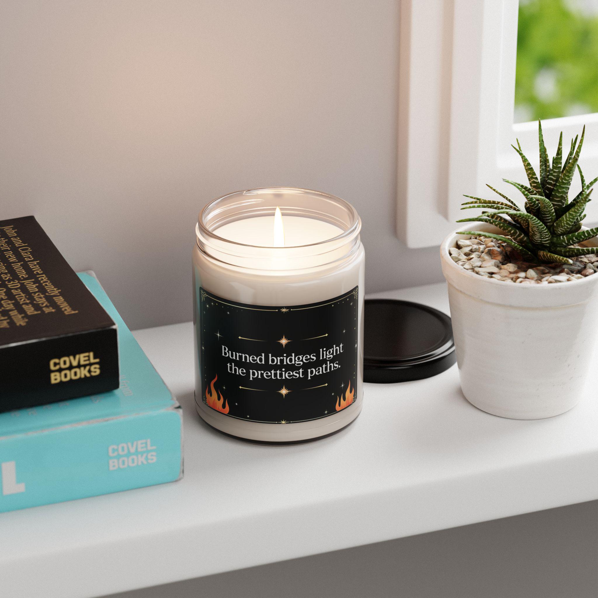 Empowering Breakup Candle, 'burned Bridges Light the Prettiest Paths ...