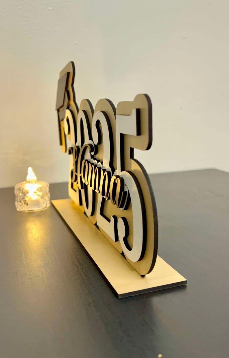 Personalized Graduation 2025 Sign | Custom Wood Grad Sign Decor ...