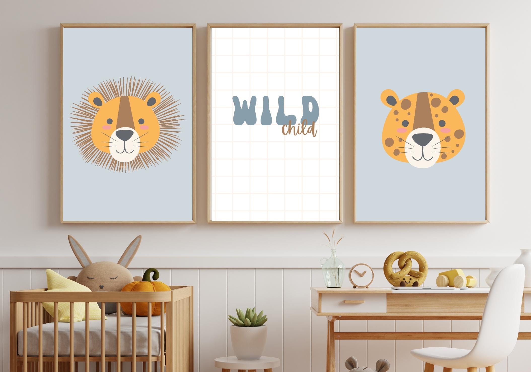 Wild Child Safari Poster Set of 3 - Etsy