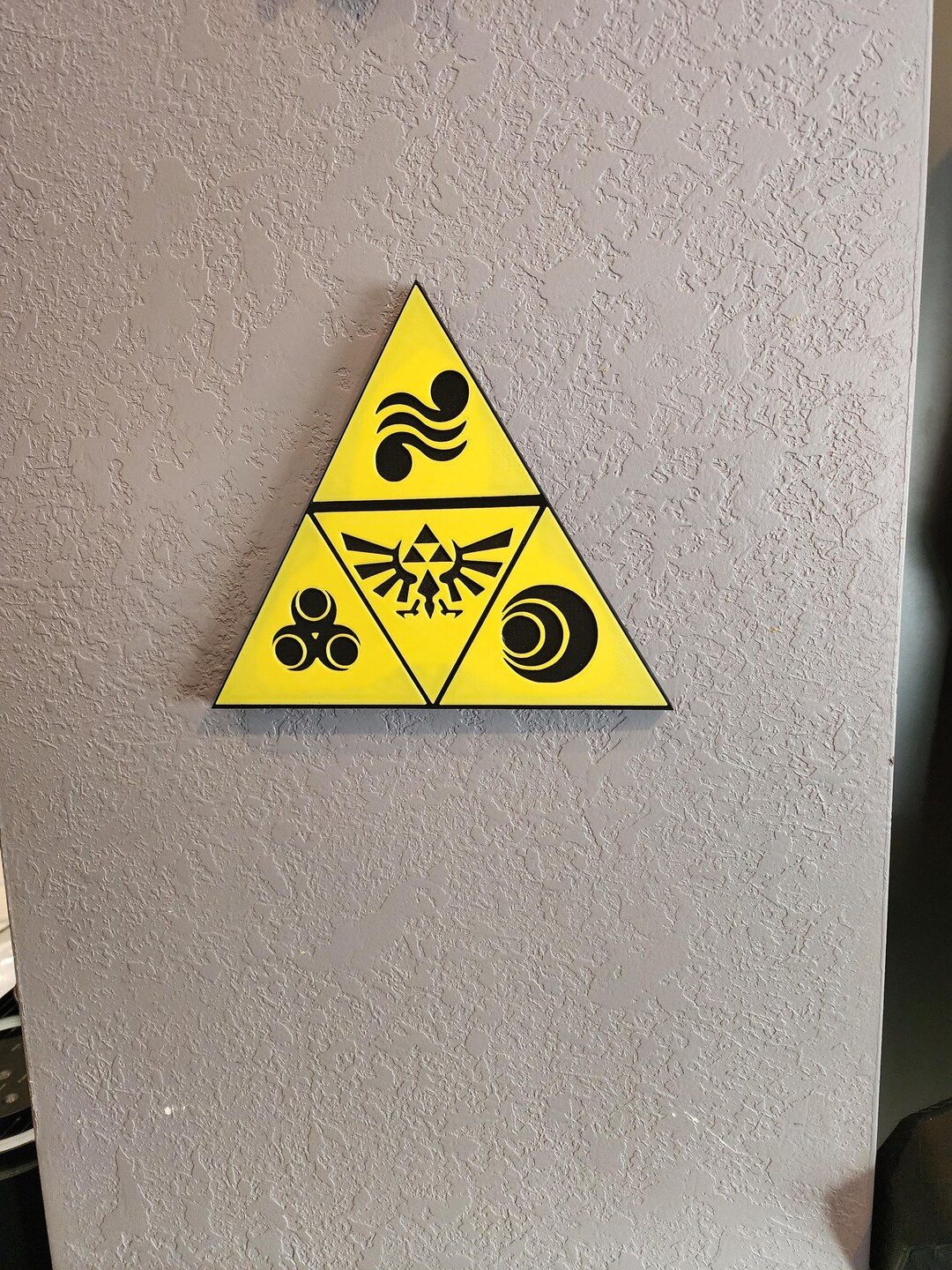 3d Printed Triforce Wall Art - Etsy