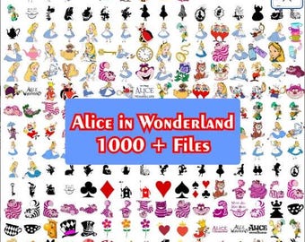 Alice in Wonderland SVG Bundle, Alice SVG, Princess Svg, Alice in ...