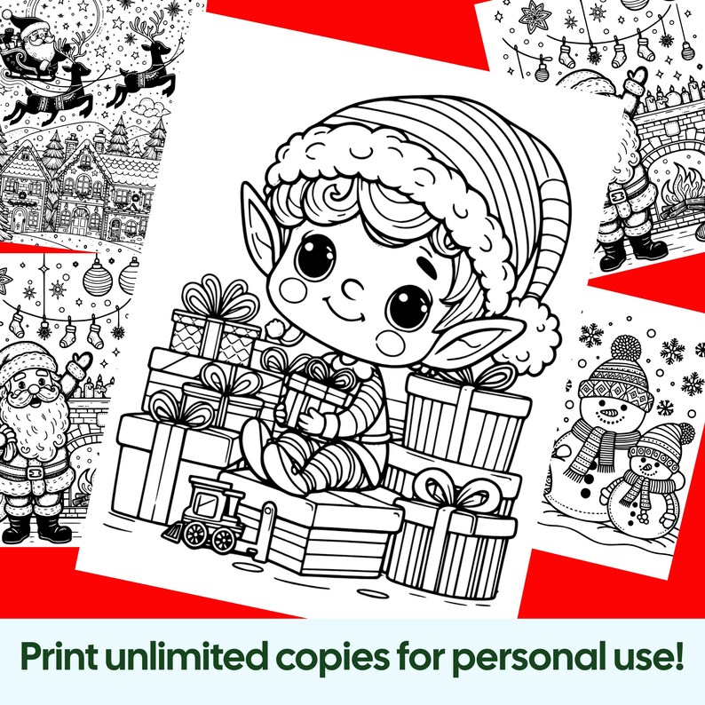 Christmas Coloring Pages, Christmas Printable, Christmas Colouring ...