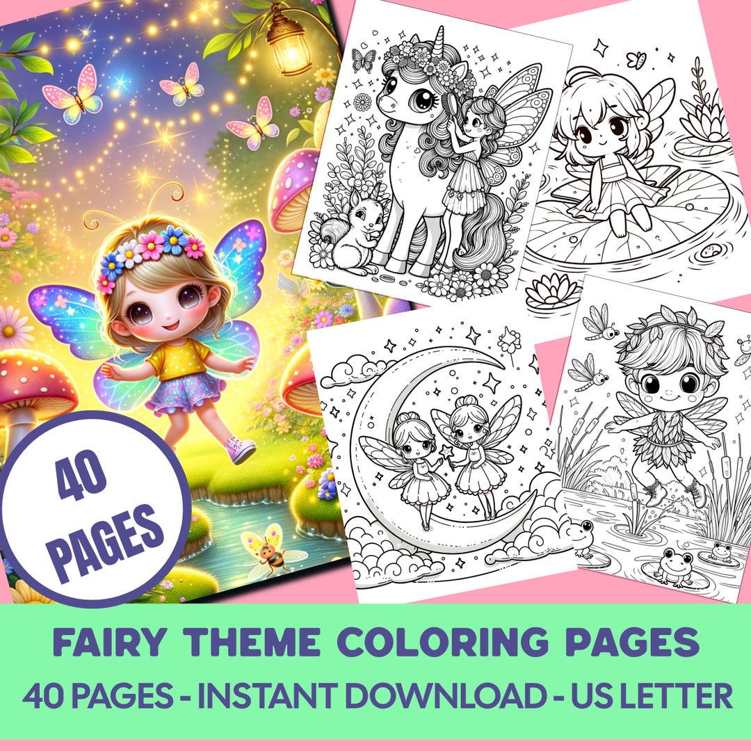 Fairy Coloring Pages, Fairy Printables for Kids, Fairies Colouring ...
