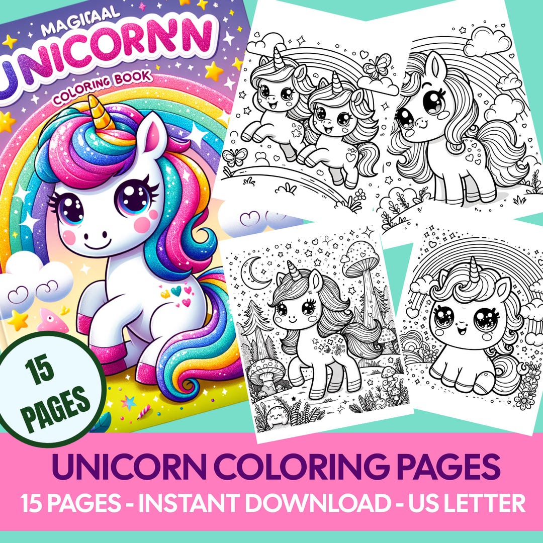 Unicorn Coloring Pages, Unicorn Coloring, Unicorn Colouring Pages for ...