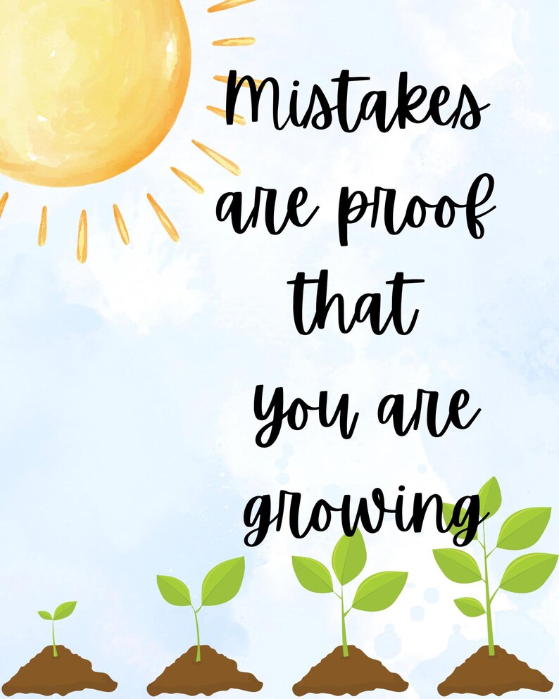 Growth Mindset Digital Download - Etsy