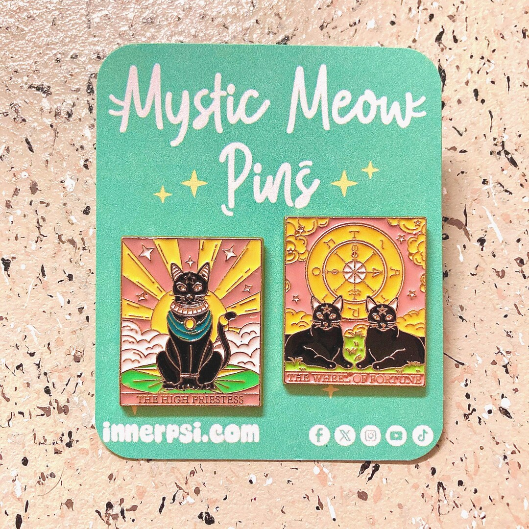 Mystic Meow Pins- Enamel Pins - Etsy