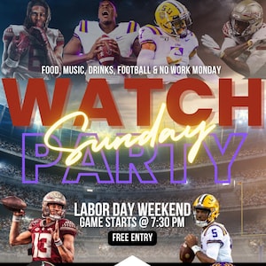 Football Watch Party Flyer|invite|social Media Post - Etsy