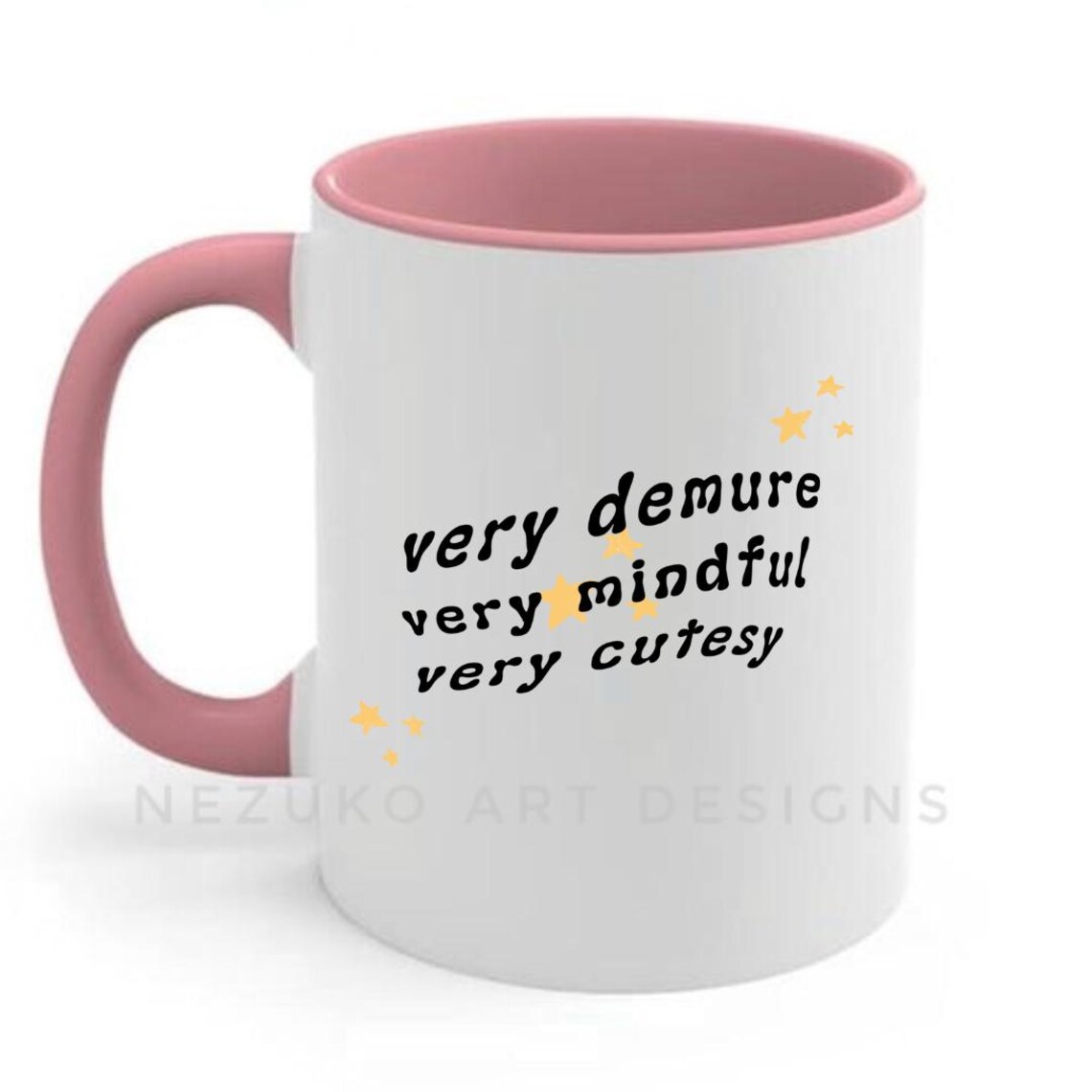 Demure, Cutesy, Mindful Digital Print. 4 Files Very Demure, Cutesy ...