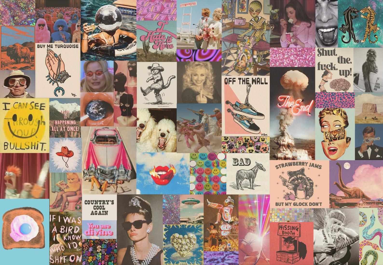 Western Babe Computer Background - Etsy