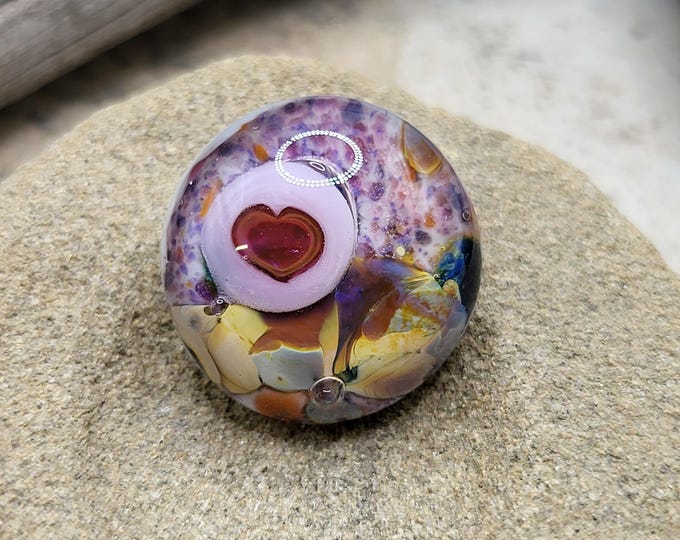 Handmade Glass Paperweight Button - Etsy