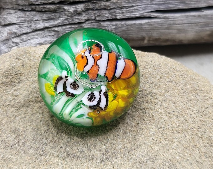 Handmade Glass Paperweight Button - Etsy