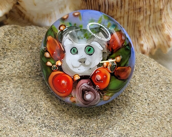 Handmade Glass Paperweight Button - Etsy