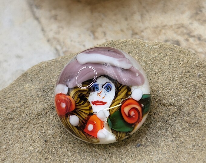 Handmade Glass Paperweight Button - Etsy