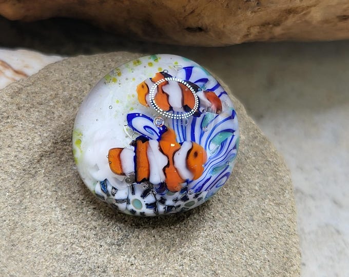 Handmade Glass Paperweight Button - Etsy