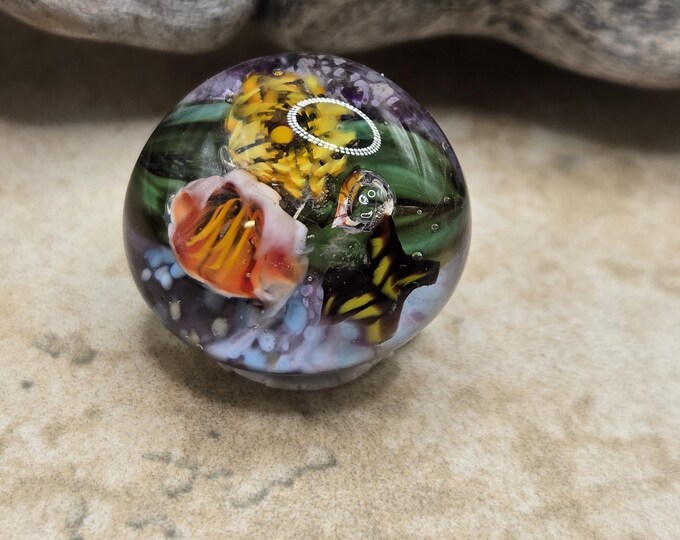 Handmade Glass Paperweight Button - Etsy