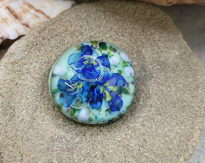 Handmade Glass Paperweight Button - Etsy